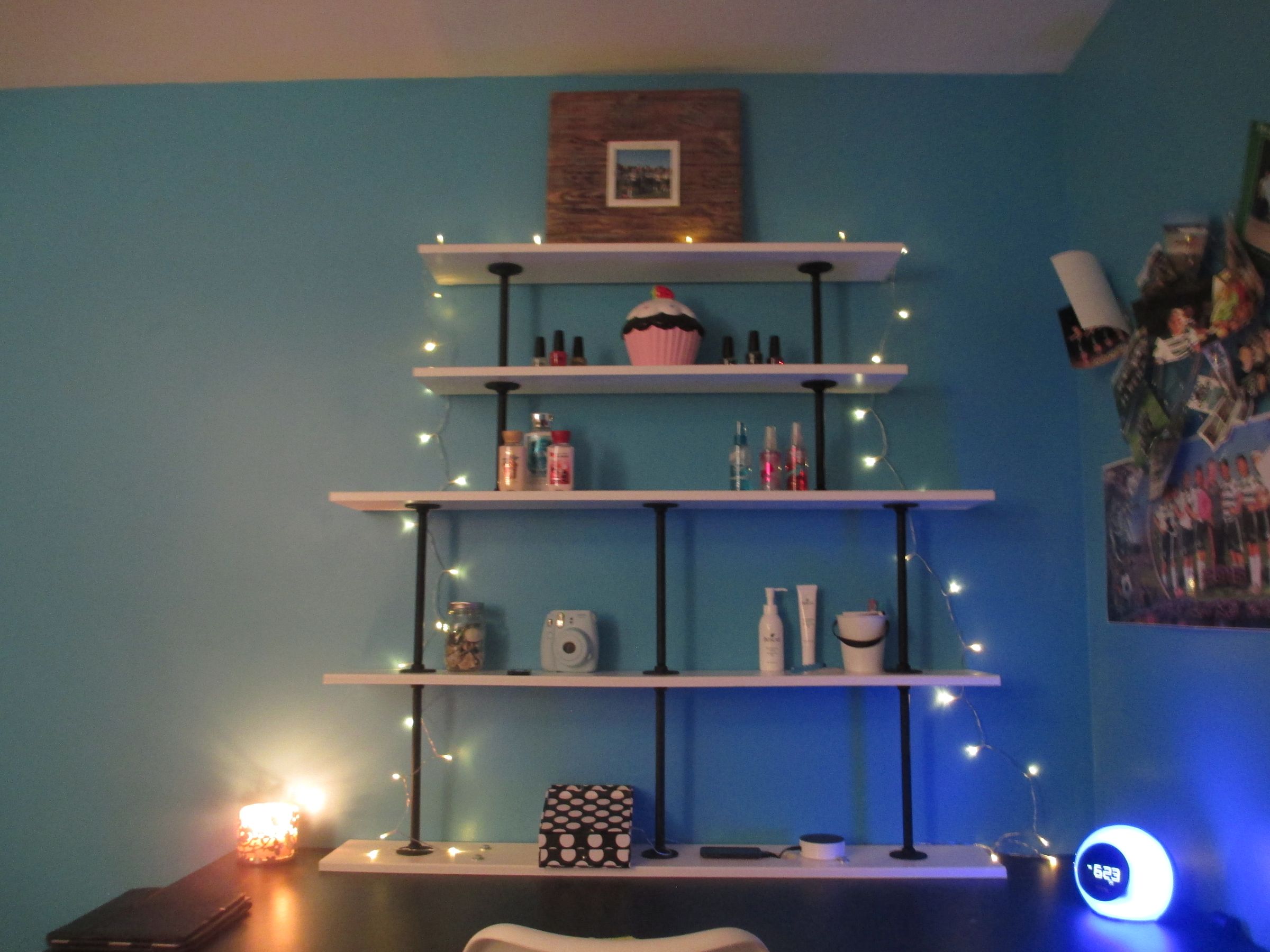 GLOWING 5 Tier Desktop Pipe Shelving : 13 Steps (with Pictures ...