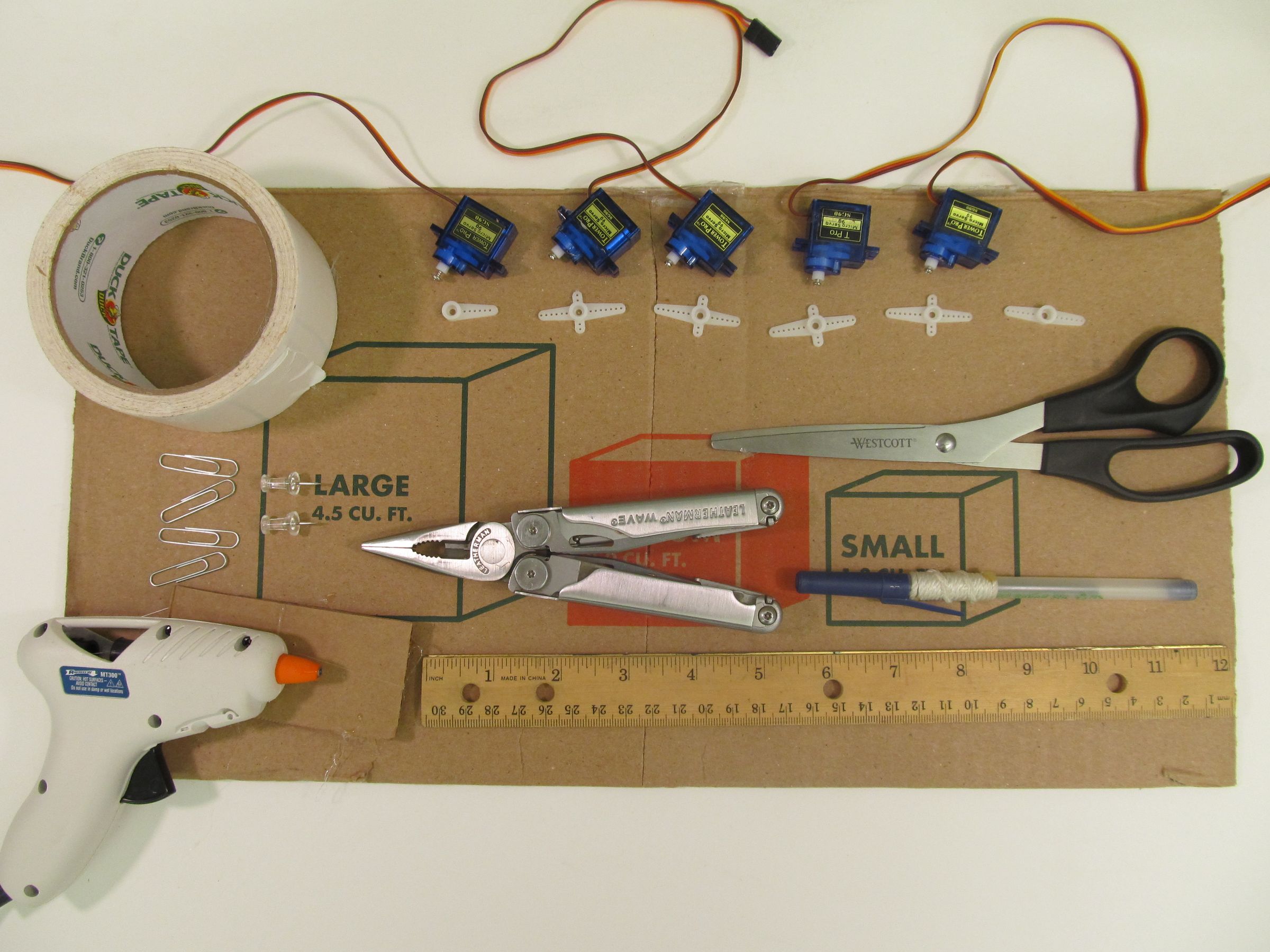 Cardboard Robot Arm for Cheap Robots : 34 Steps (with Pictures ...