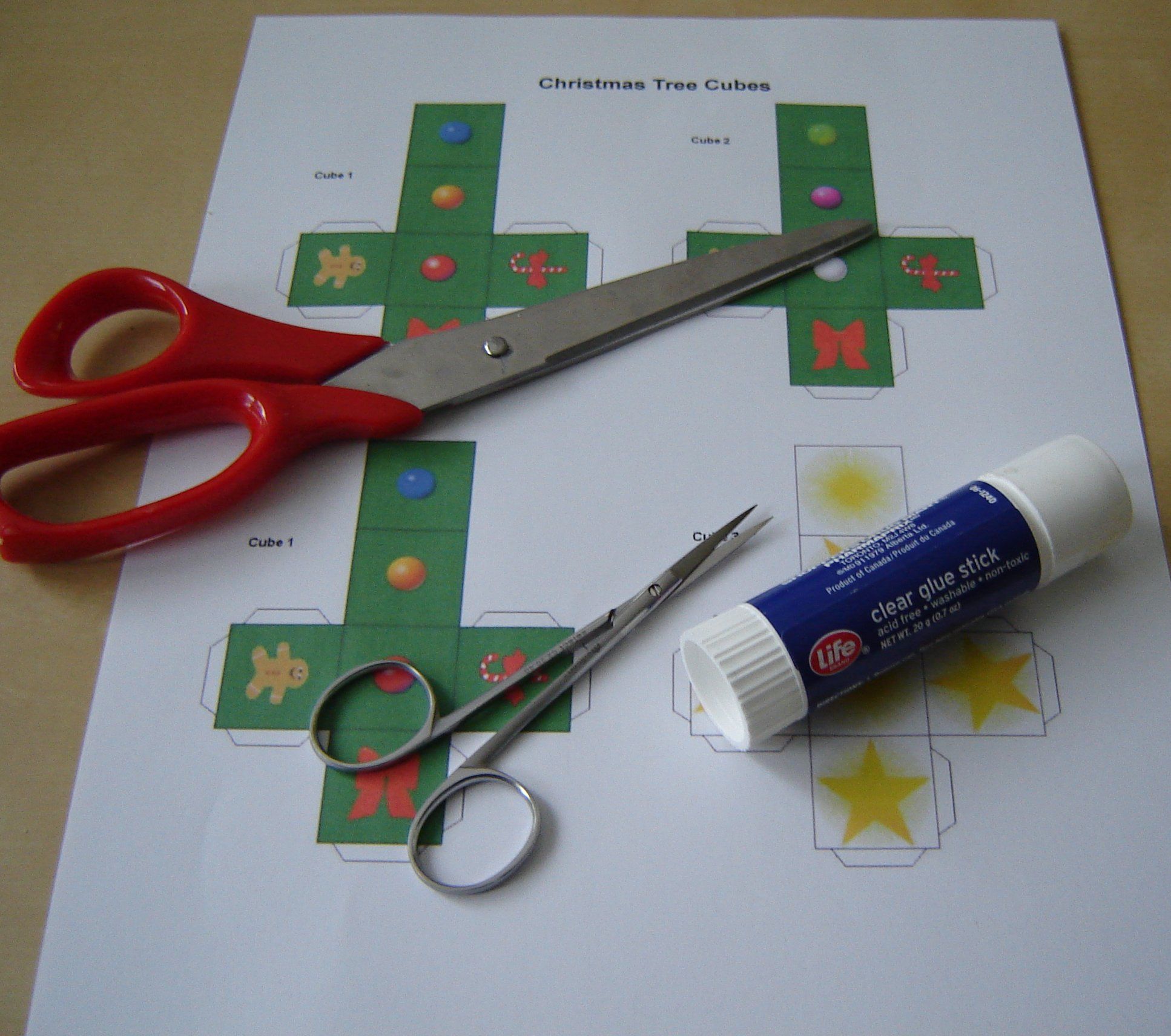 Mini Paper Cube Christmas Tree : 6 Steps - Instructables