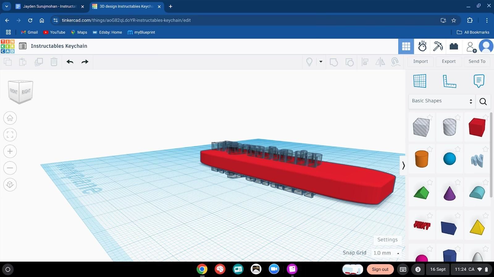 How to Make a 3D Printed Keychain Using Tinkercad! : 21 Steps (with ...