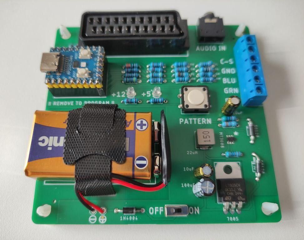DIY Portable RGB CRT Test Pattern Generator : 7 Steps (with Pictures ...