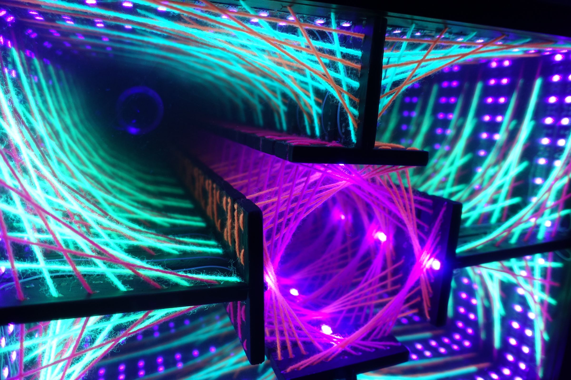 Infinity Mirror UV String Art : 4 Steps (with Pictures) - Instructables