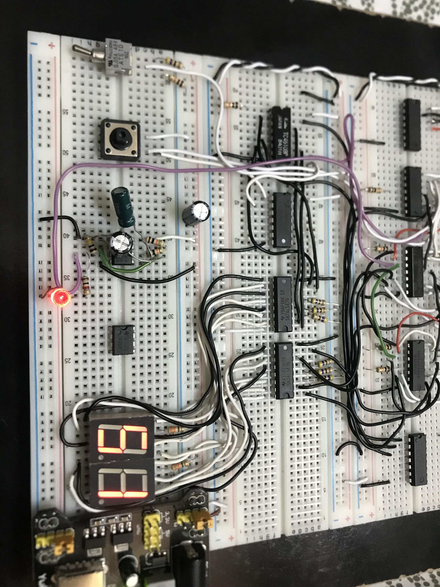 2-Digit Up and Down ODD Numbers Counter From 0 to 99 [Digital Logic Design] : 6 Steps (with ...
