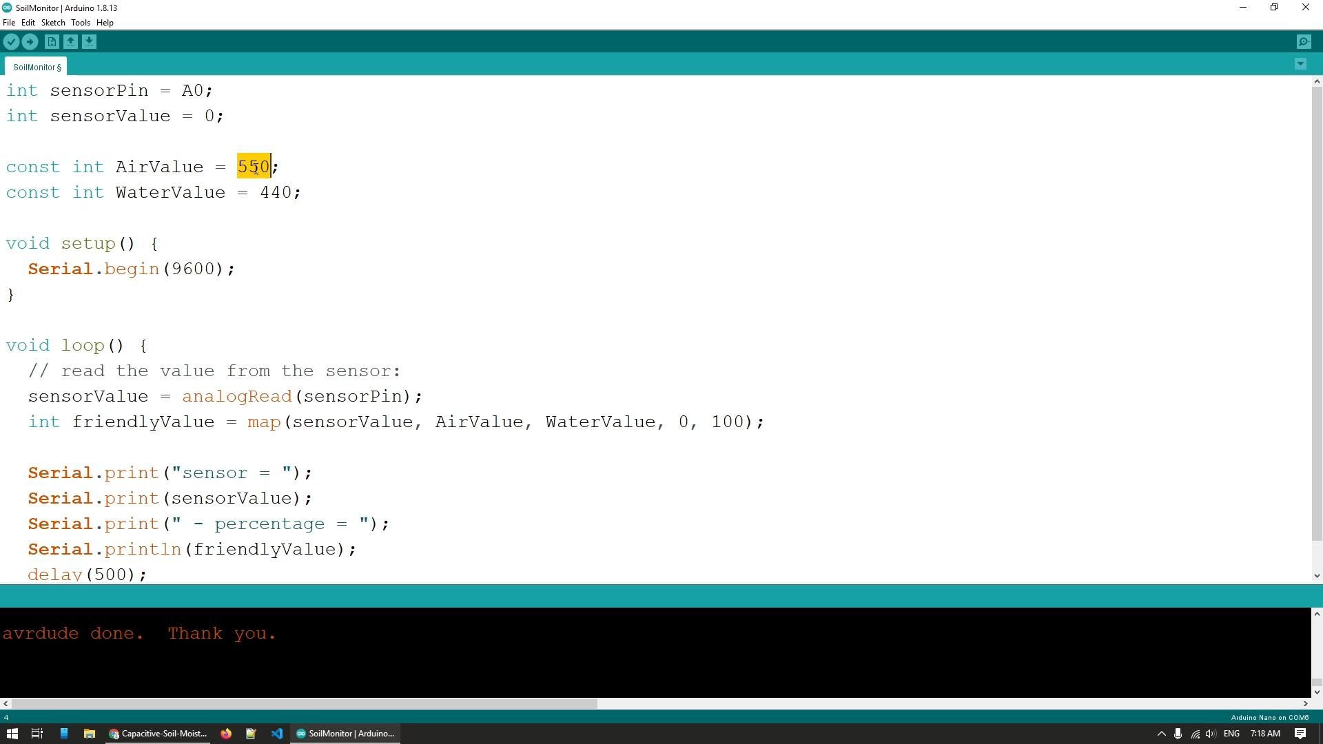 Capacitive Soil Moisture Sensor Basics : 4 Steps - Instructables