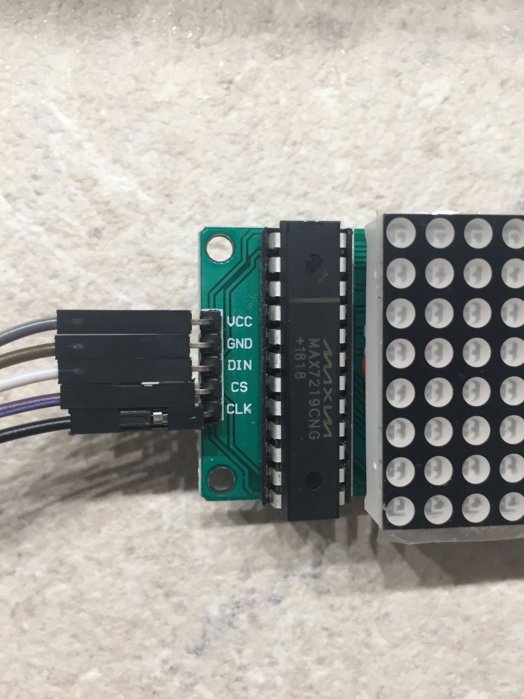 Arduino 8x8 LED Matrix With Button : 5 Steps - Instructables