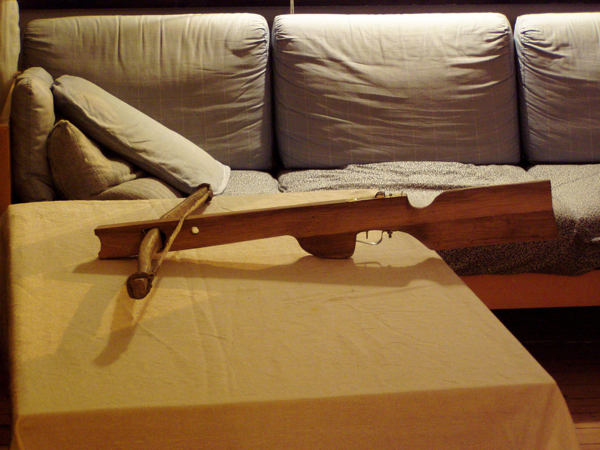 Crossbow With Wooden Stock and Rattan Bow : 5 Steps (with Pictures ...