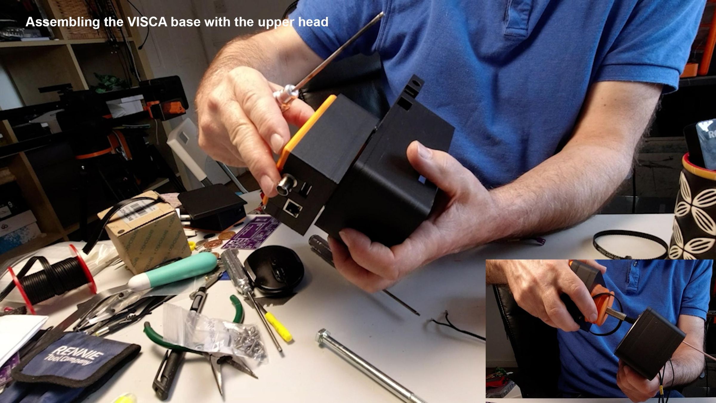 DB3 4 Axis PAN TILT HEAD With VISCA & WIFI (Support for OBS & VMix ...