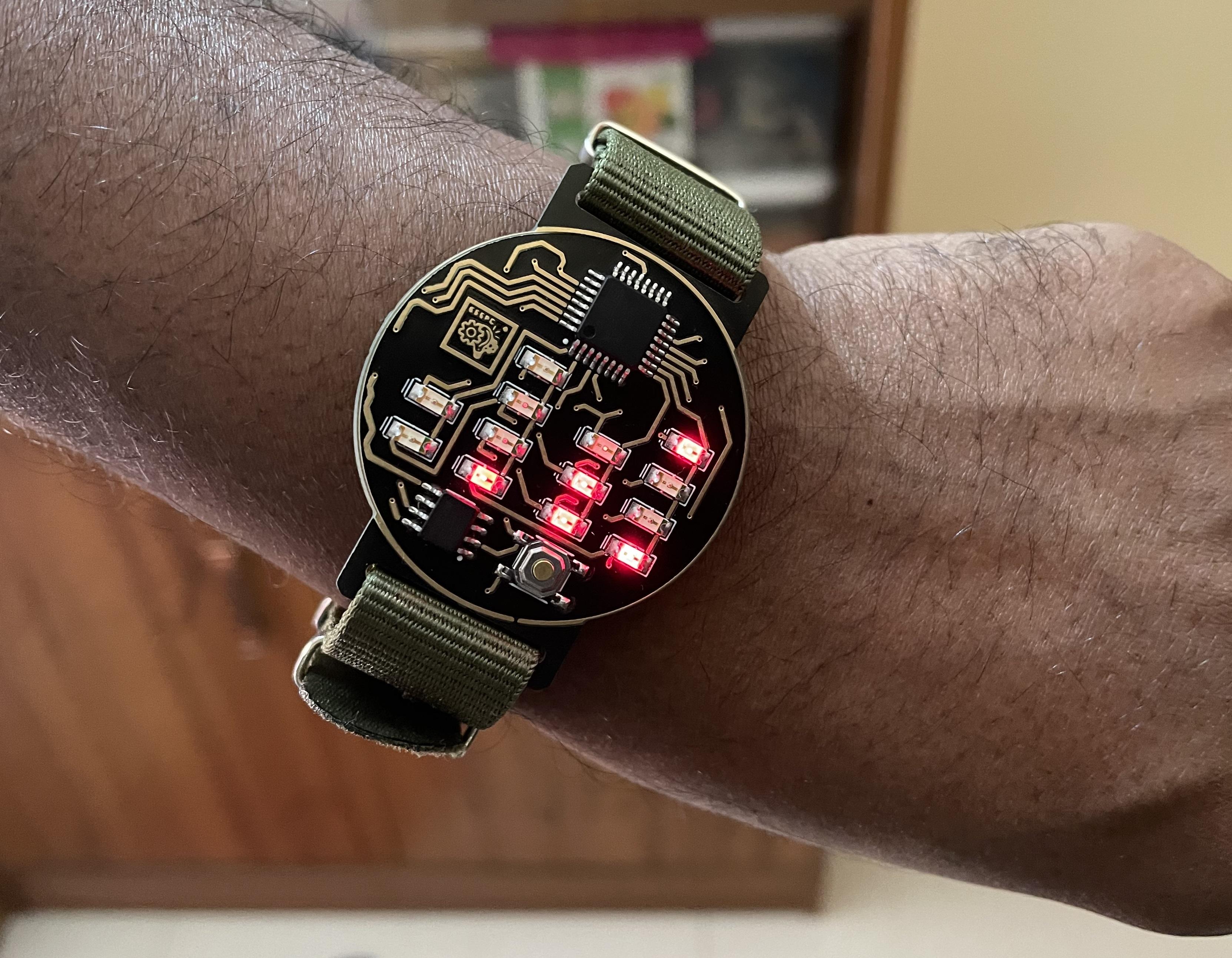 PCB Binary Watch : 6 Steps (with Pictures) - Instructables