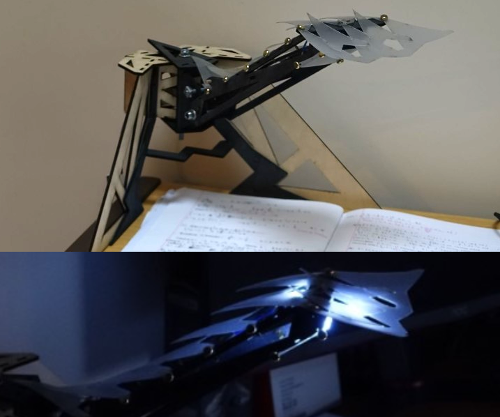 Modern Space-Saving Desk Lamp (laser Cut) : 9 Steps (with Pictures ...