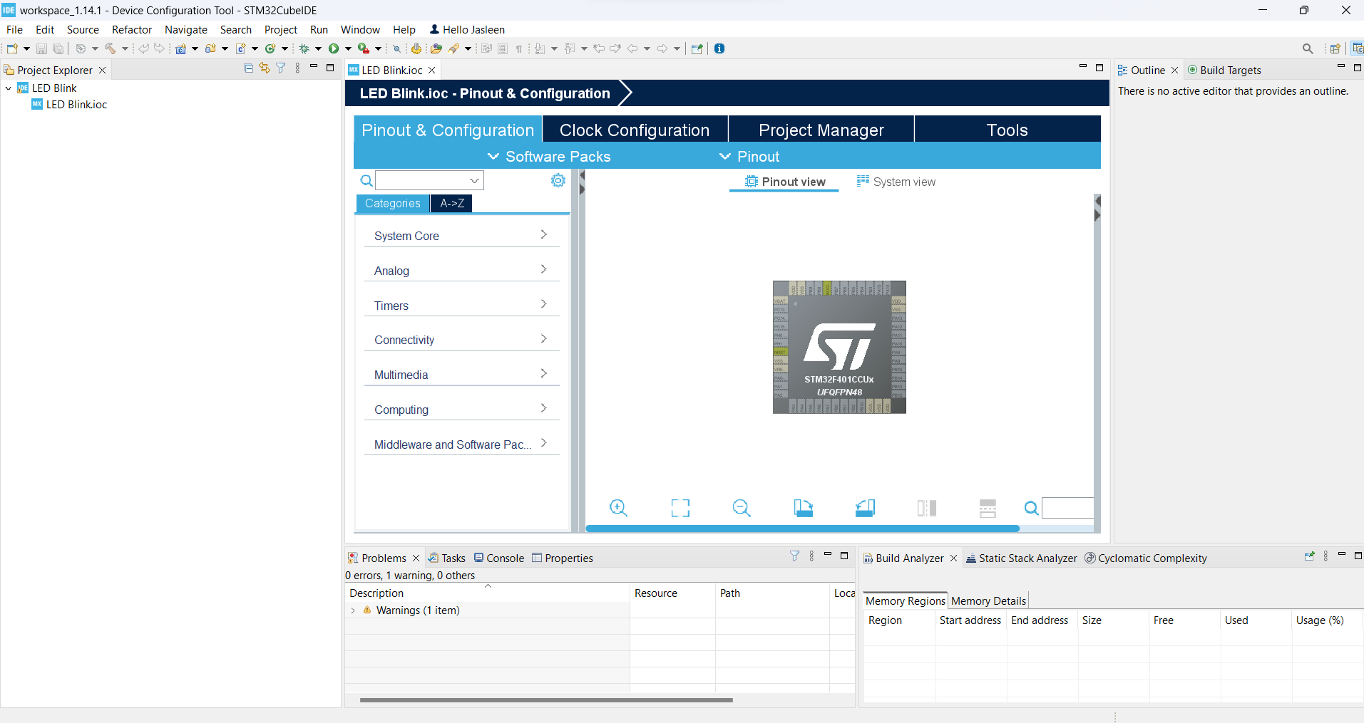 STM32CubeIDE:a Step by Step Guidance to Activate the On-Board LED of ...