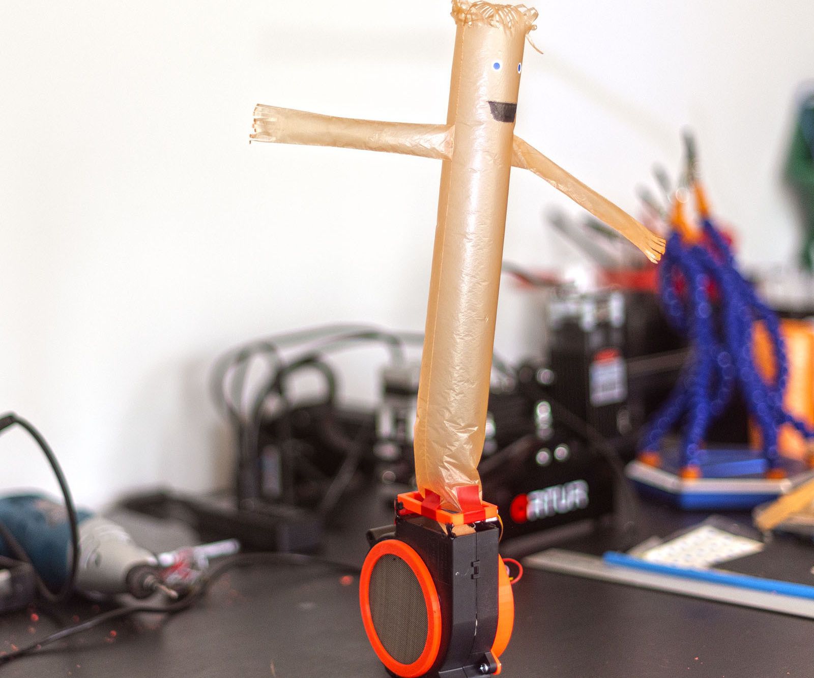 Desktop Wacky Waving Inflatable Arm Flailing Tube Man : 4 Steps (with ...