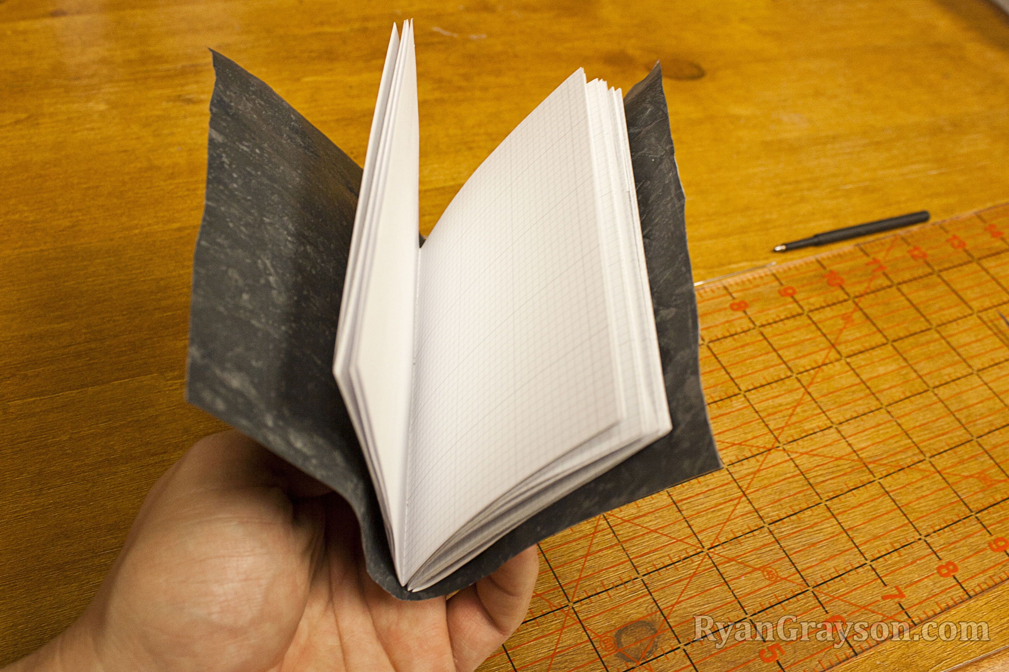 Pocket-sized Notebooks With Recycled Grocery Bag Covers : 17 Steps ...
