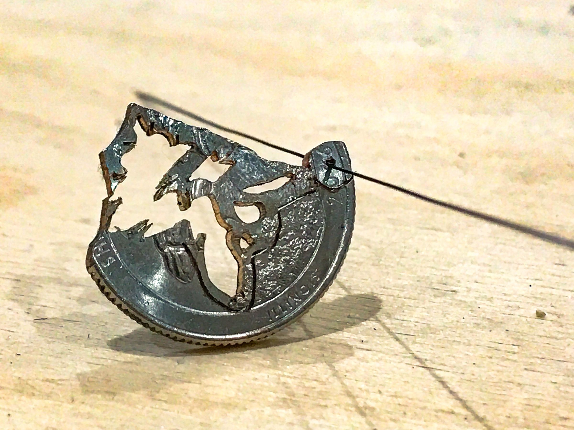 Custom Cut Coin Necklaces : 6 Steps (with Pictures) - Instructables