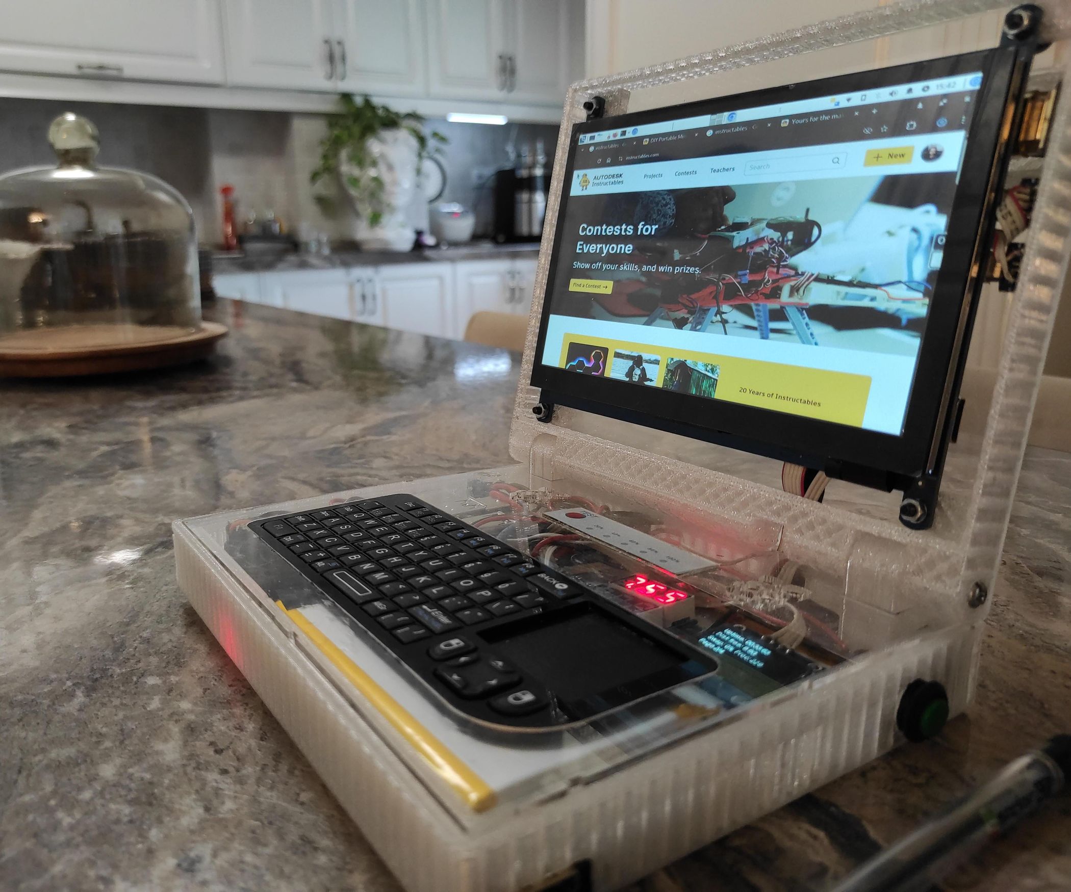 DIY Portable Mini 7-Inch Linux Laptop : 3 Steps - Instructables
