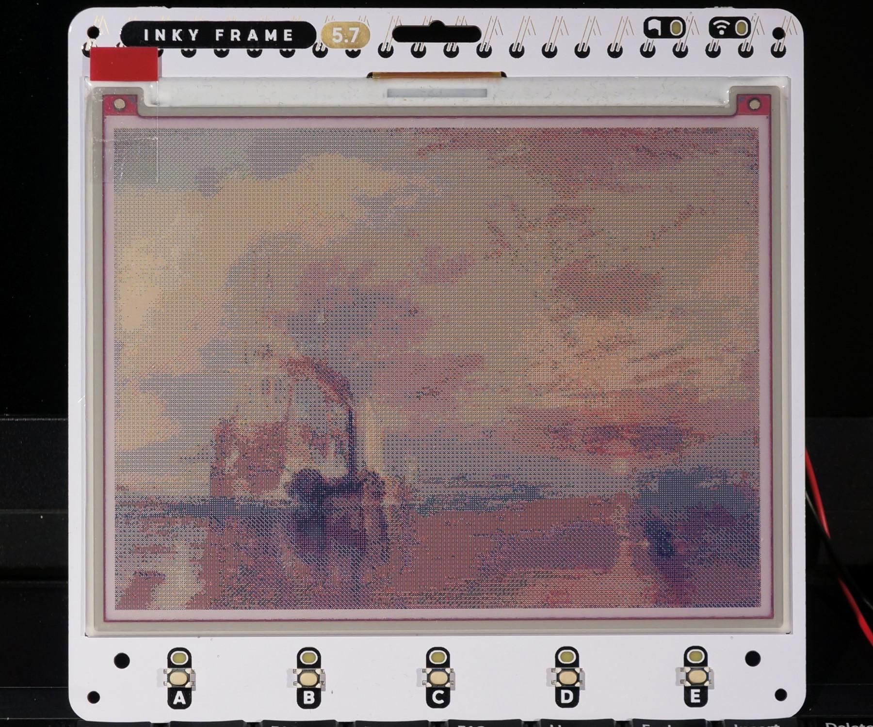 Pimoroni Inky Frame Comparison - 4 Inch Vs 5.7 Inch : 18 Steps (with ...