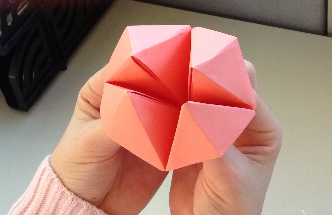 Old Skool Fun From Back in the Day: Origami Fortune Teller : 8 Steps ...