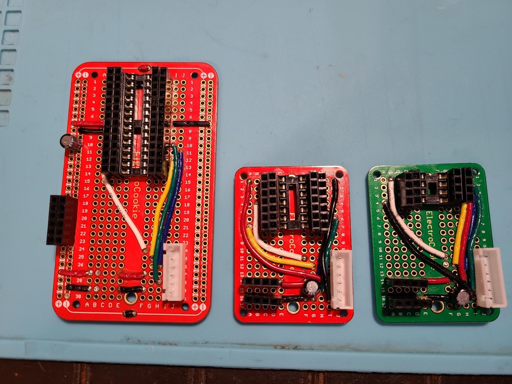 Attiny85, Attiny84 and Atmega328 Programming Boards for Use With SparkFun AVR Programmer. : 6 ...