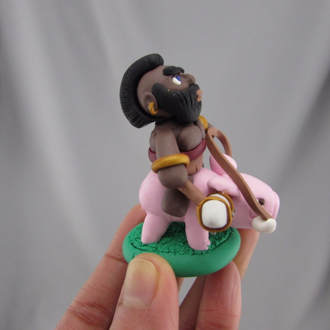 Hog Rider Clash of Clans Clay Figurine : 6 Steps - Instructables