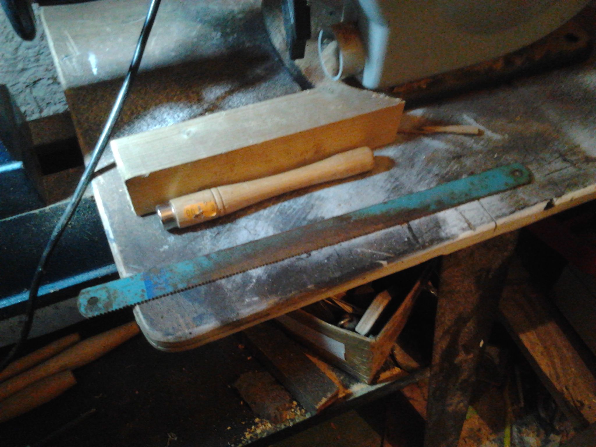 Wood Turning Parting Tool From a Power Hacksaw Blade, + Optional Old ...