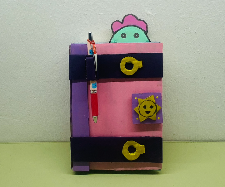 DIY Brawl Stars Colette’s Scrapbook (Cardboard Craft) : 8 Steps (with ...