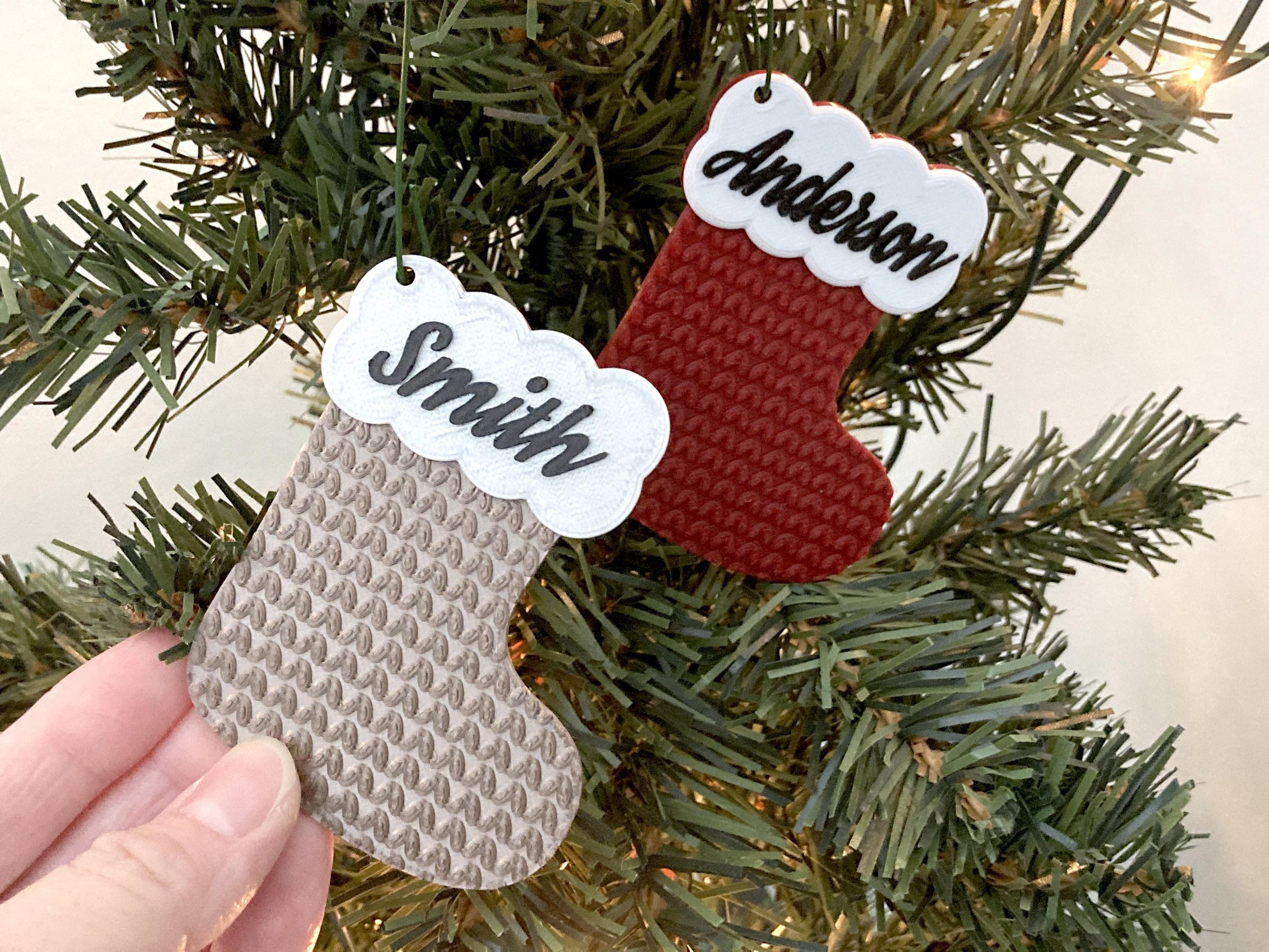 Customizable 3D Printed Stocking Ornament : 4 Steps (with Pictures ...