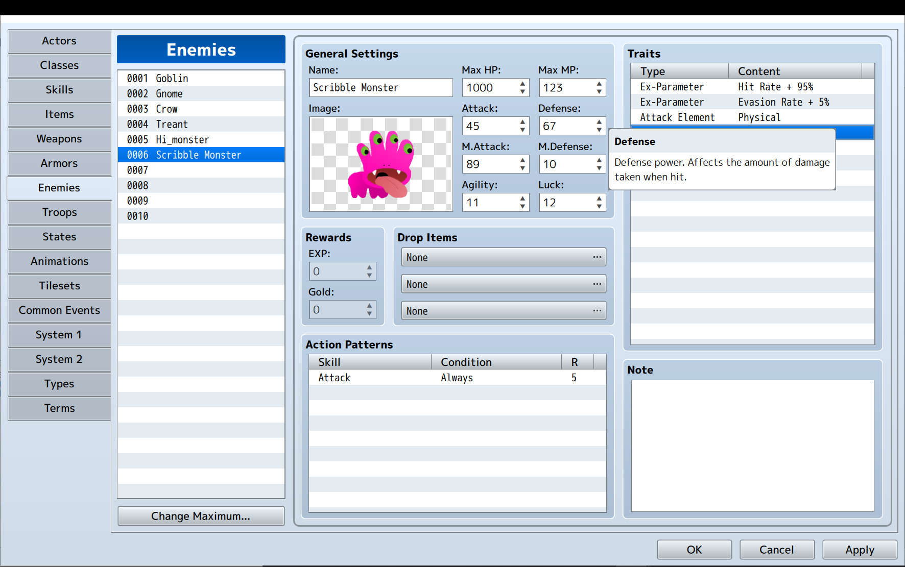 Making Your Own Custom Enemy in RPGMaker! : 7 Steps - Instructables