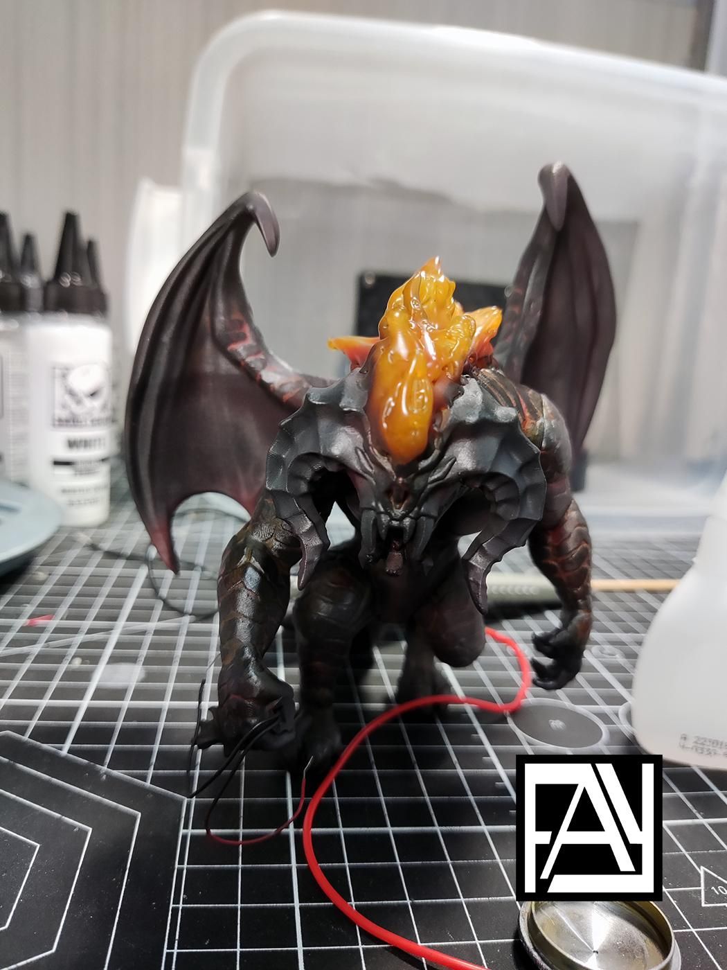 Balrog Glowing Flames : 9 Steps (with Pictures) - Instructables