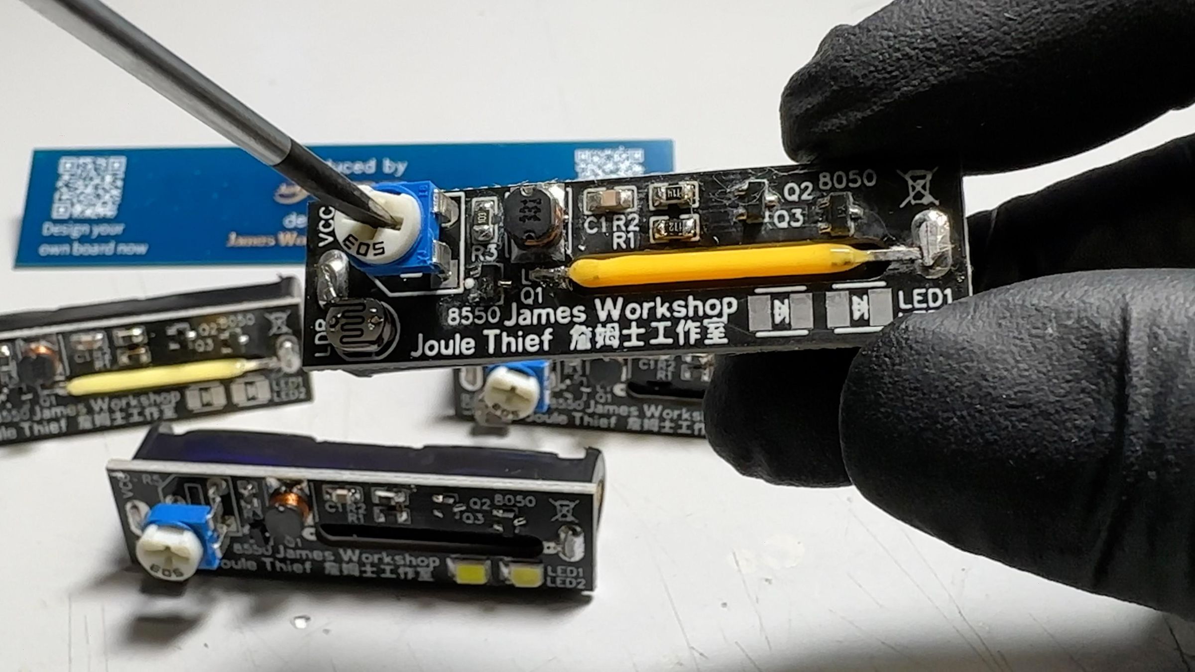 LED Night Light Use Joule Thief Circuits : 5 Steps - Instructables