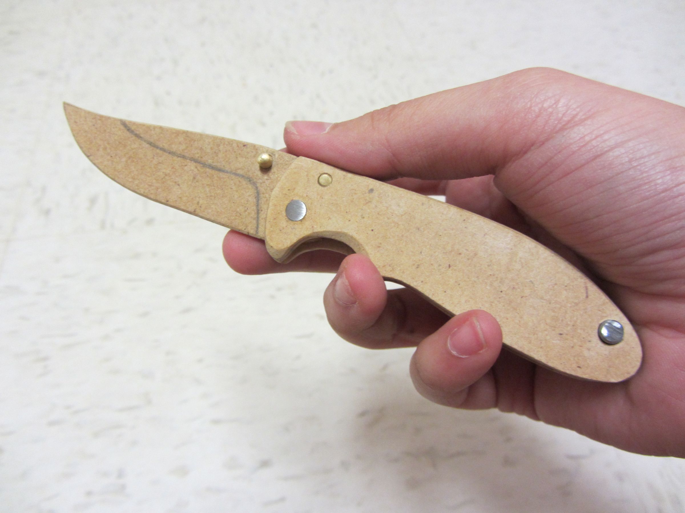 How to Make a Wooden Folding Knife : 9 Steps (with Pictures ...