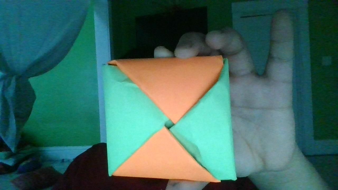 Squid Game Origami Flip Toy (Ddakji) : 8 Steps - Instructables