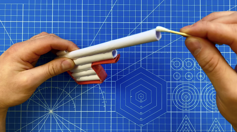 Powerful Rubber Band Gun Made From Paper : 10 Steps - Instructables
