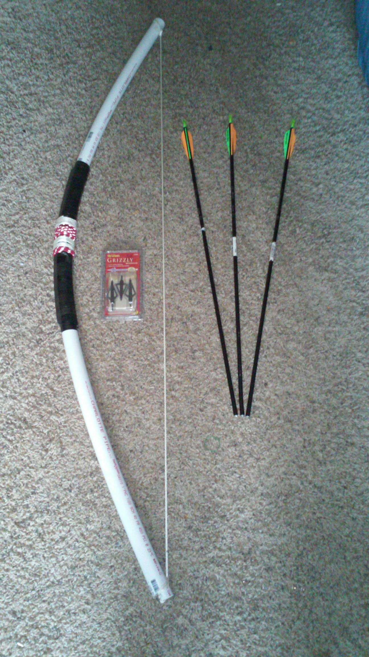 DIY PVC Bow 75+ Lb Draw! : 7 Steps (with Pictures) - Instructables