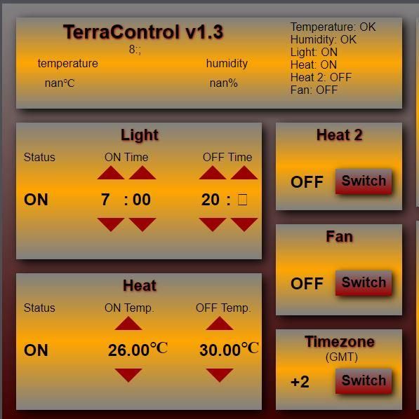 TerraControl - With NodeMCU Webserver : 5 Steps - Instructables