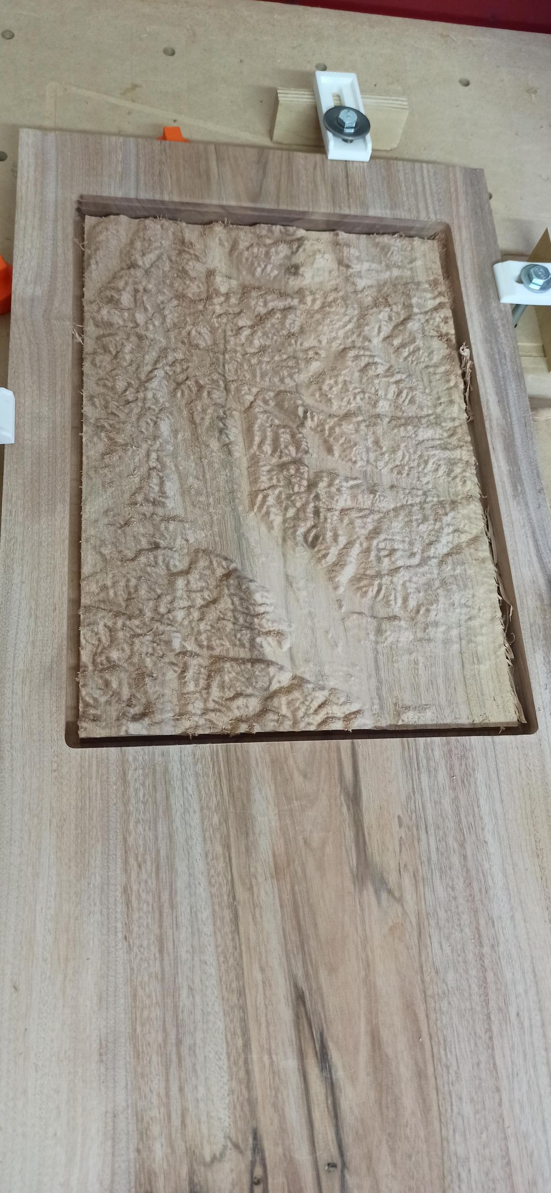 CNC Carved and Laser Engraved Topographic Map : 8 Steps (with Pictures ...