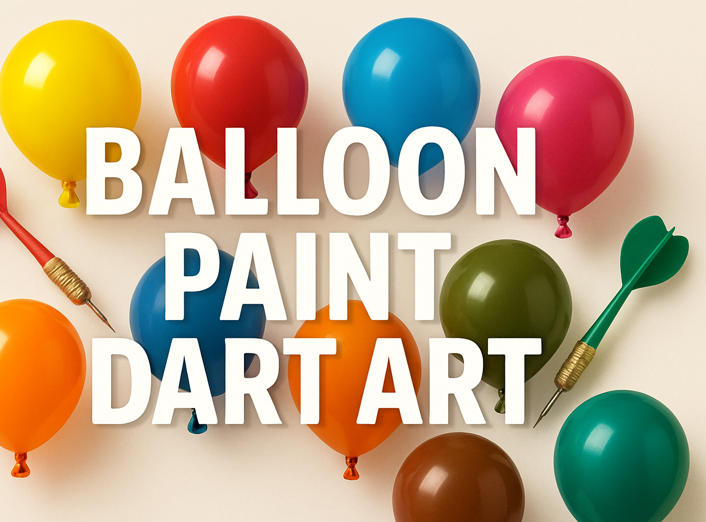 Balloon Paint Dart Art : 9 Steps - Instructables