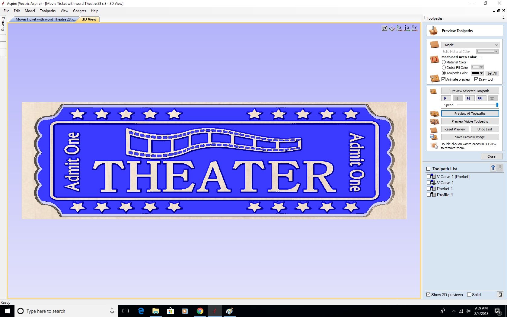 Giant Movie Ticket Sign : 7 Steps (with Pictures) - Instructables