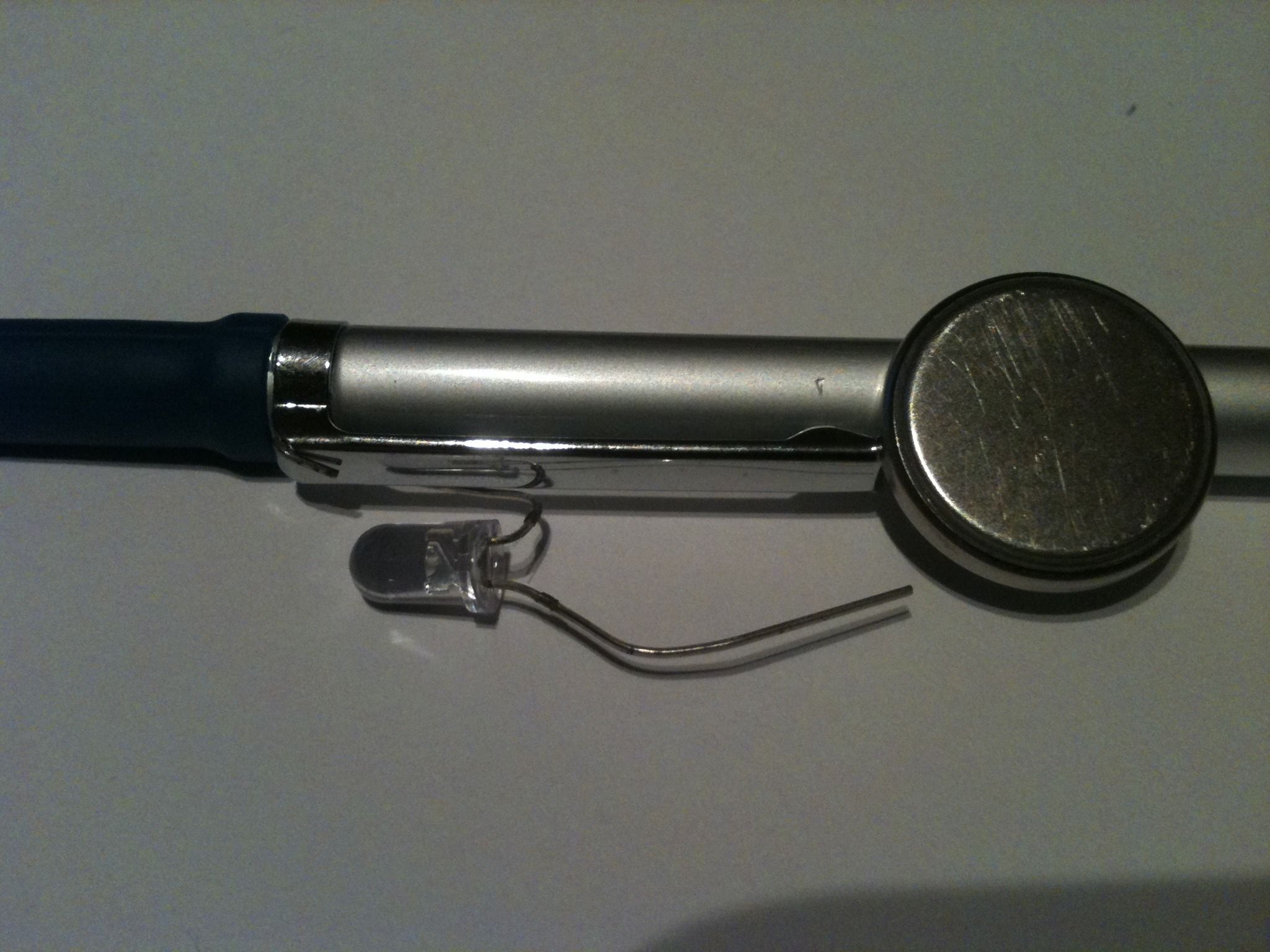 Pen Knife + Pen + Magnet +led Light Plugin (4 in 1) : 4 Steps ...