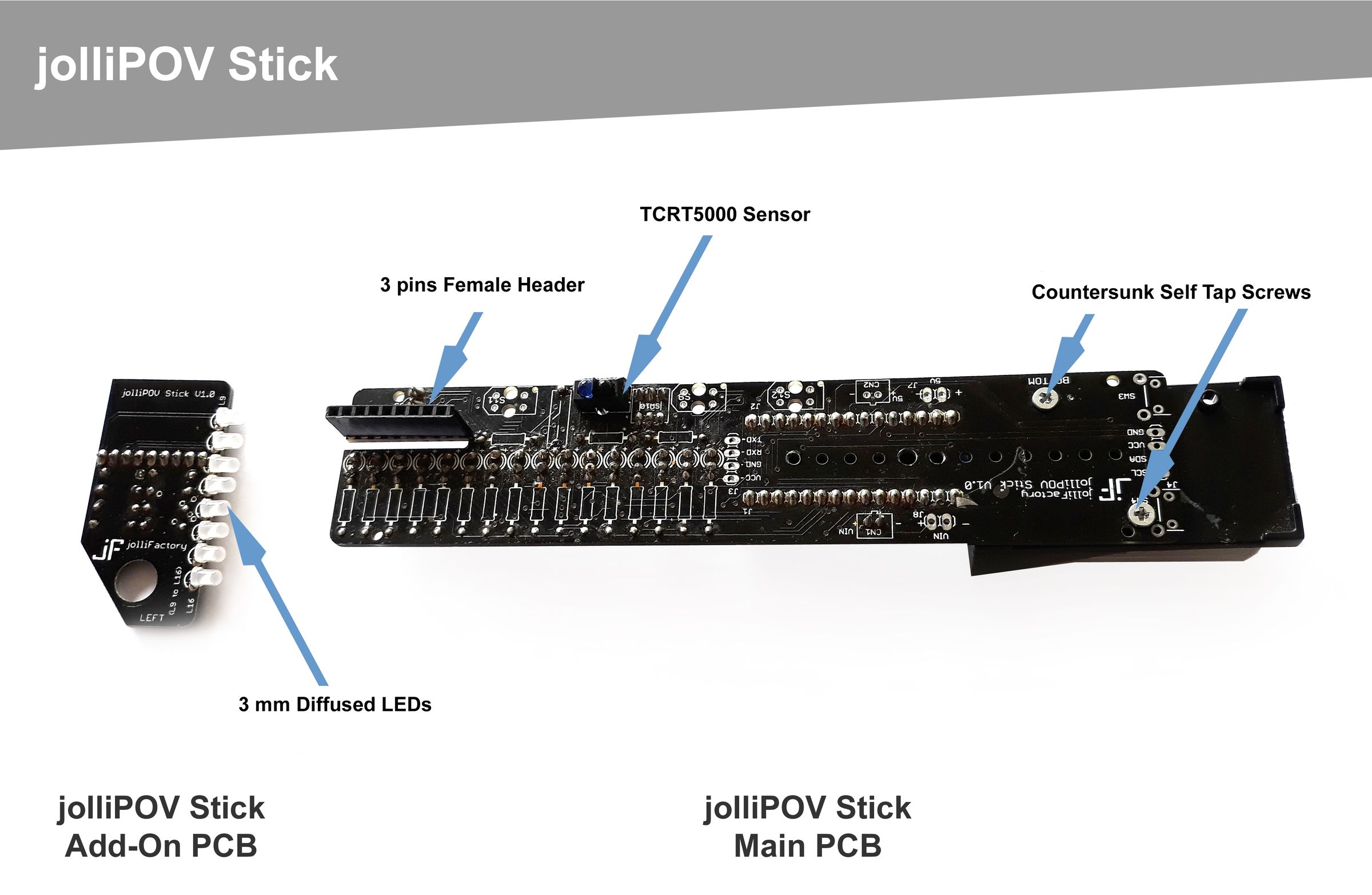Arduino Based POV Display Stick - JolliPOV Stick : 6 Steps - Instructables