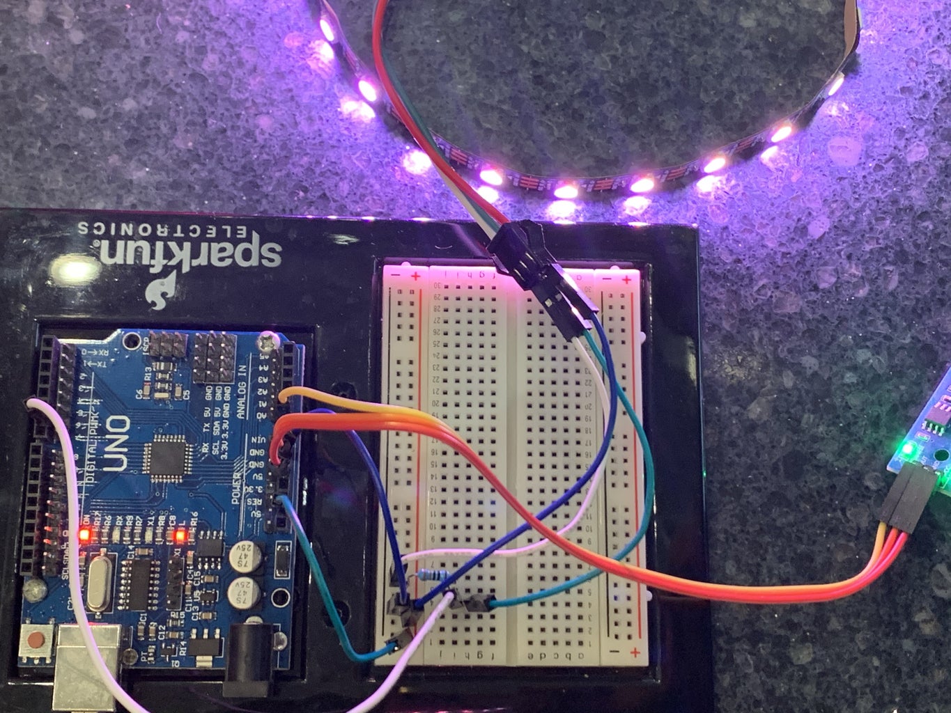 Clapper With Arduino And Neopixels 4 Steps Instructables