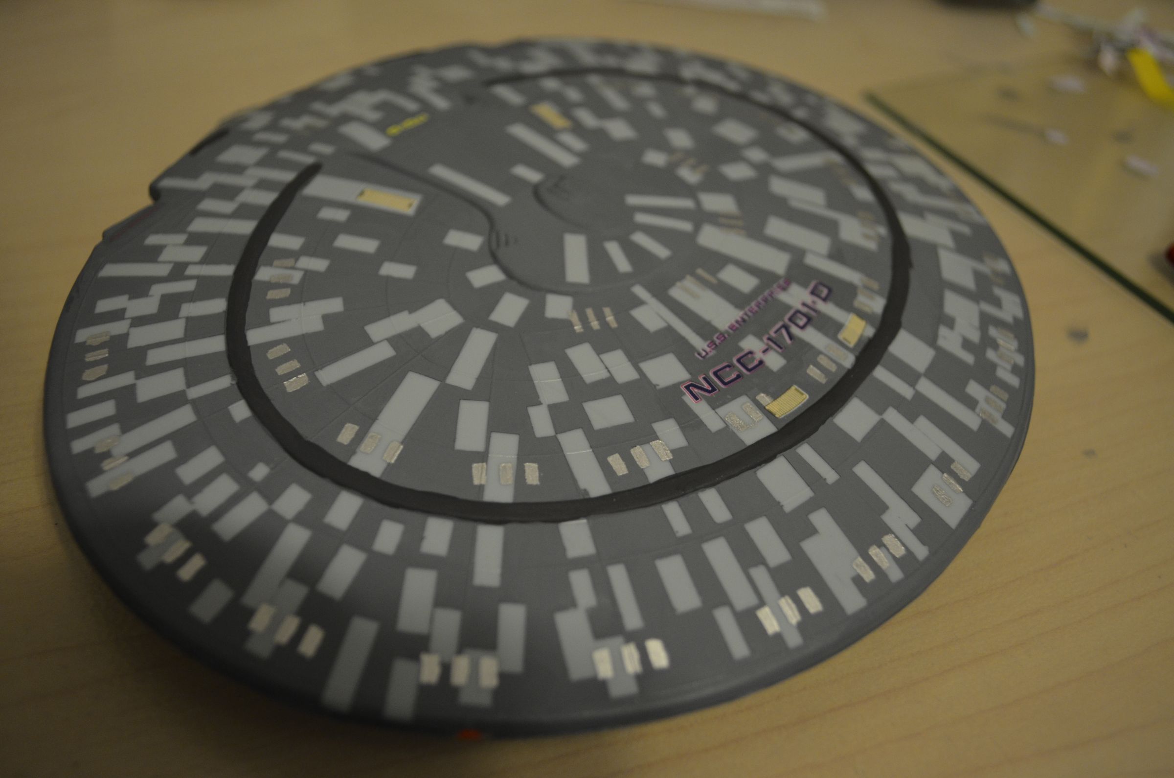 Custom Painting a Starship Model, Aztec-Style-Masking : 4 Steps ...