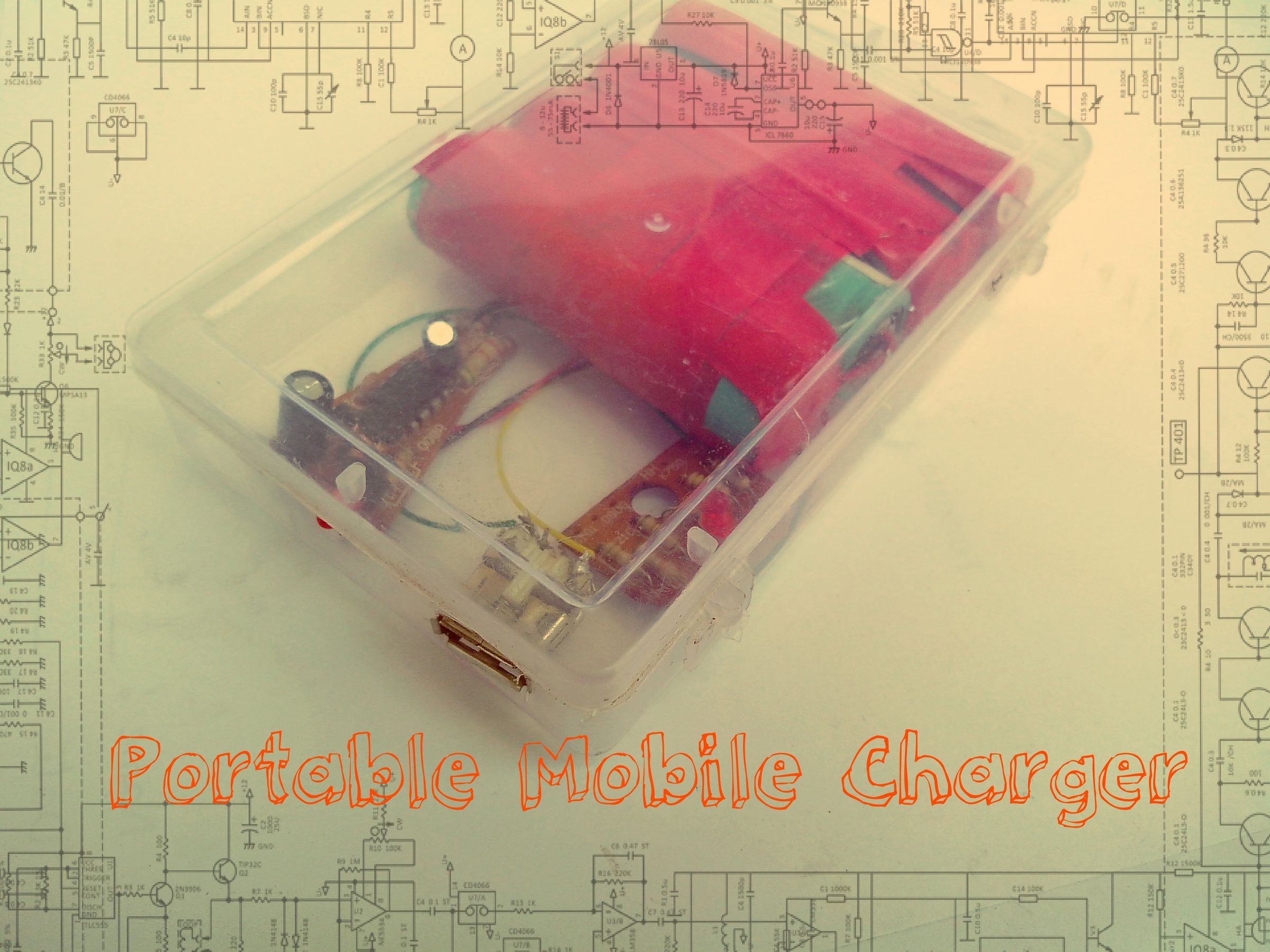 Portable Mobile Charger (Solar) From Scrap : 7 Steps - Instructables