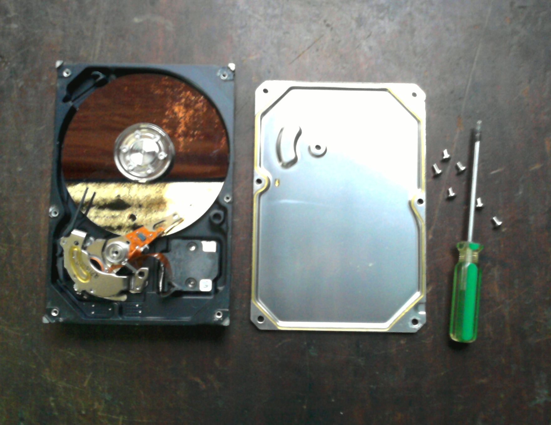 Turn Your Junk Hard Disk Into a Tool Grinder : 7 Steps - Instructables
