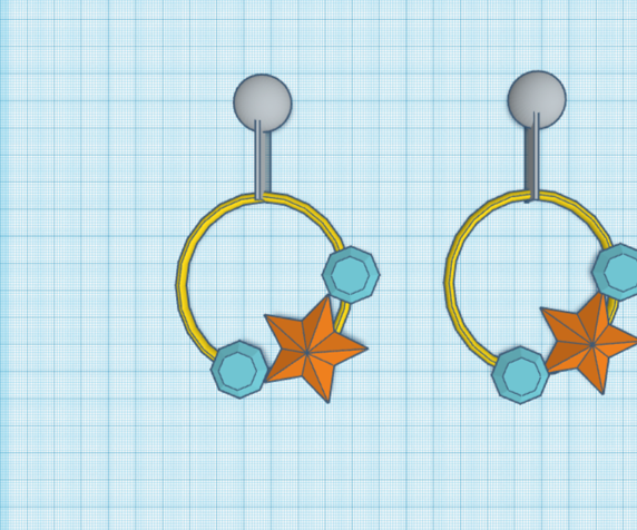 How to Make a Simple Earing in Tinkercad! : 3 Steps - Instructables