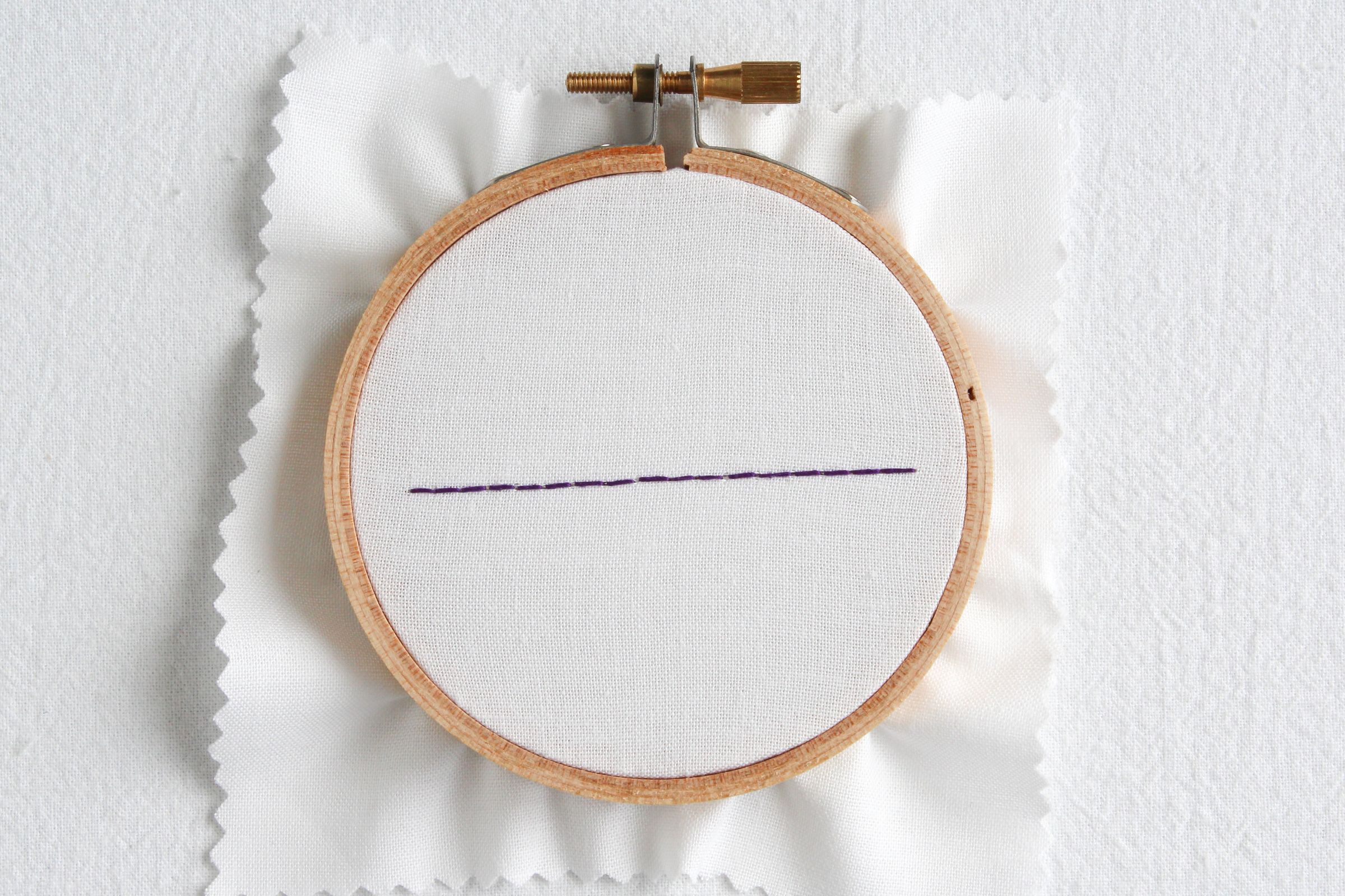 Sewing the Backstitch : 4 Steps - Instructables