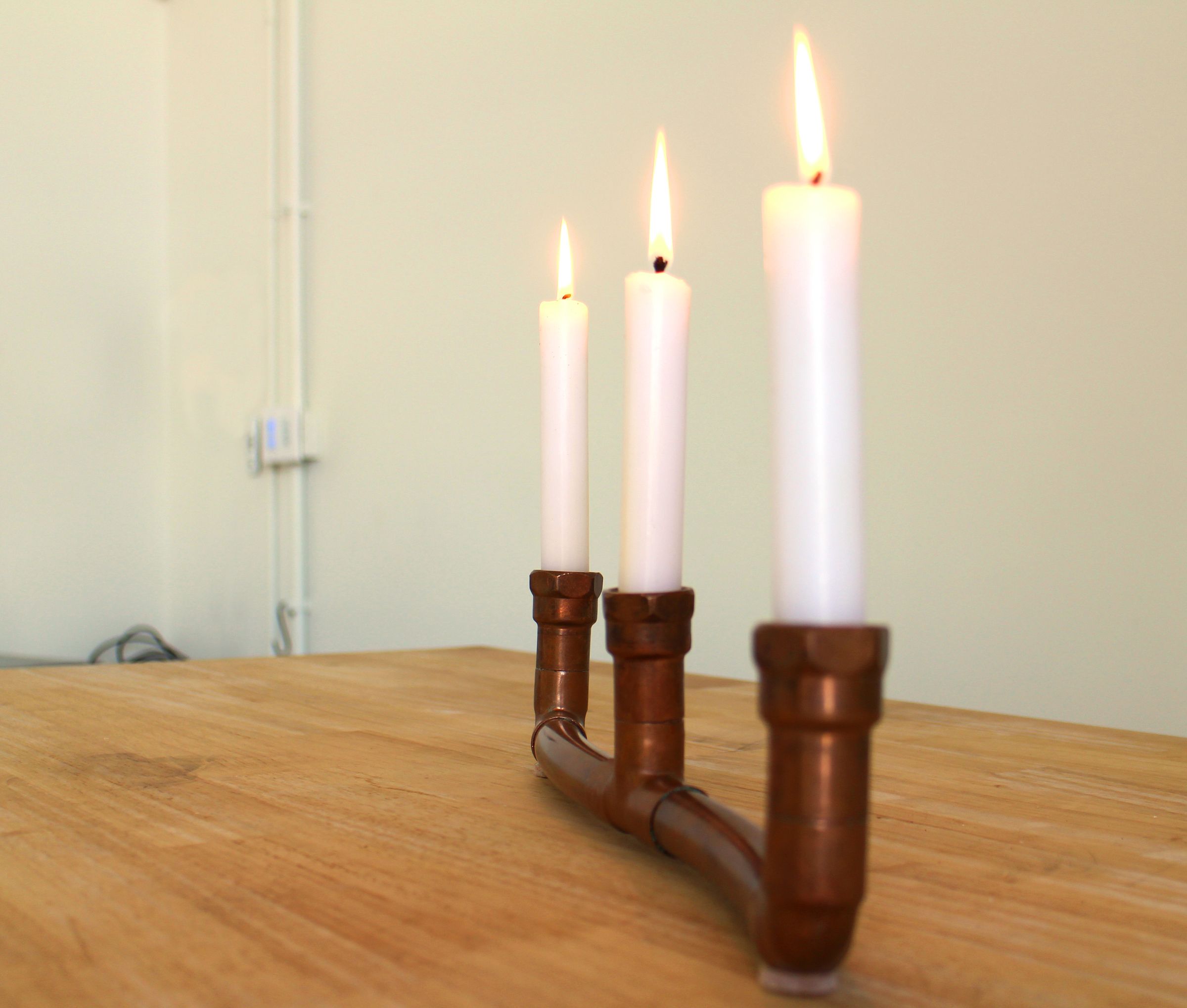 Copper Pipe Candelabra : 9 Steps (with Pictures) - Instructables