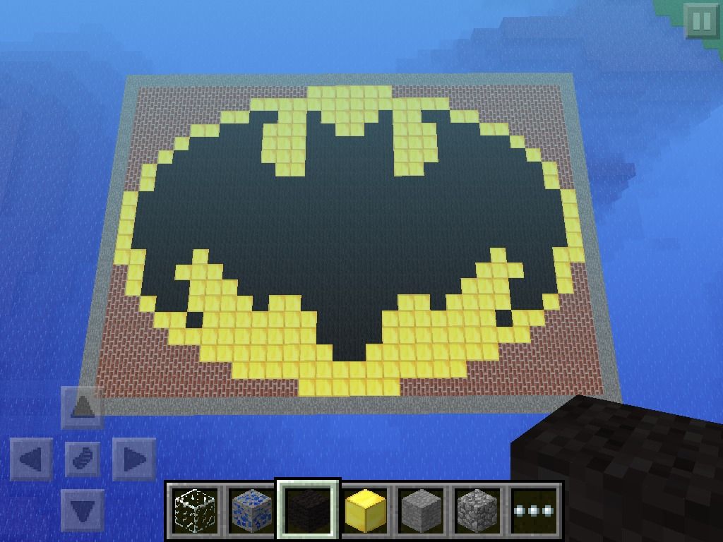 Minecraft Batman Logo : 3 Steps - Instructables