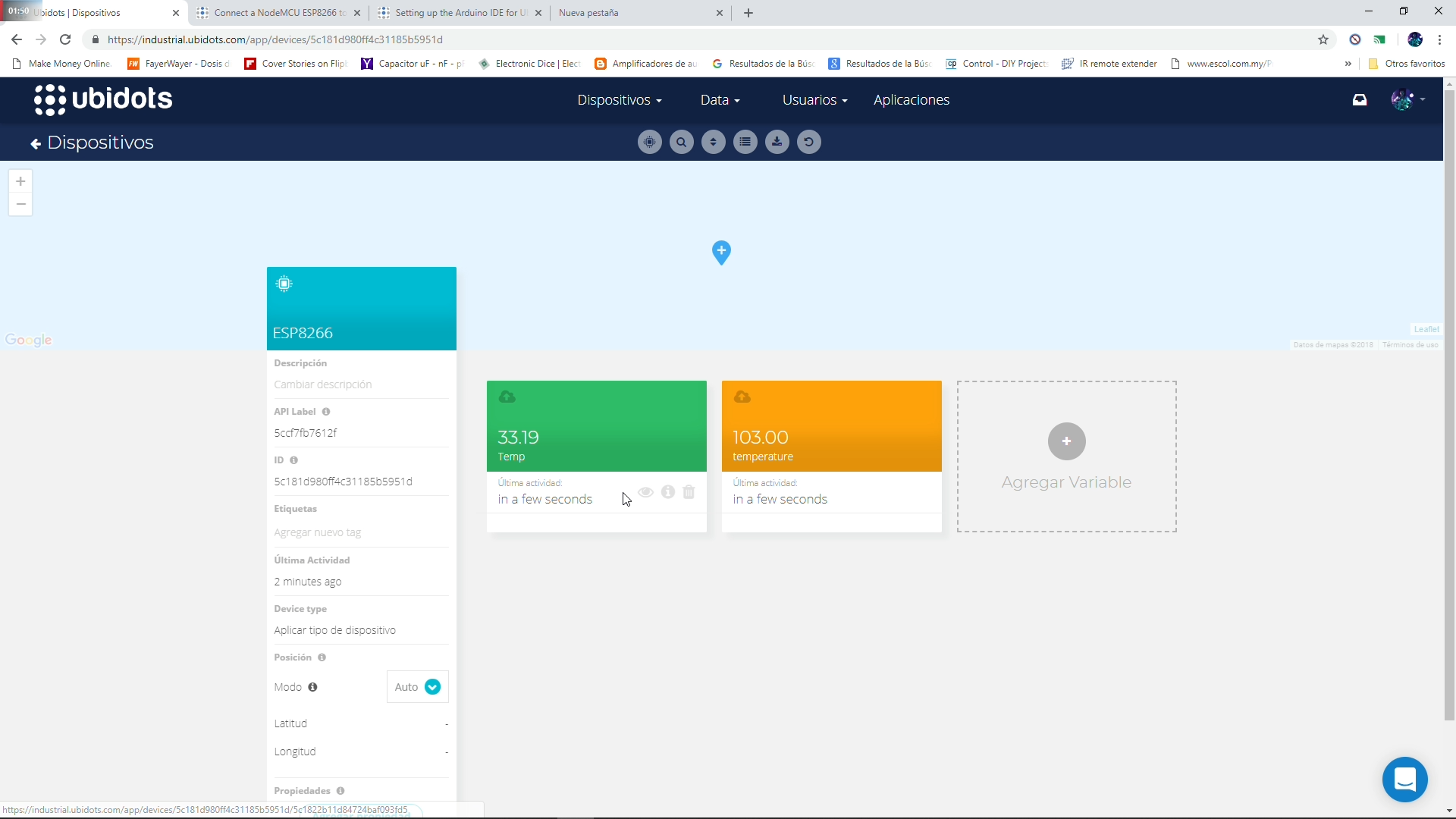 (IoT) Intertnet of Things With Ubidots (ESP8266+LM35) : 4 Steps ...