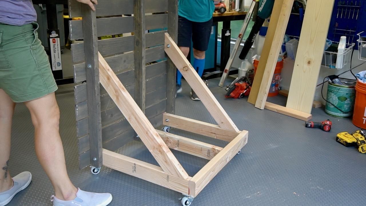 How to Make a Mobile Backdrop Pallet Wall : 5 Steps (with Pictures ...