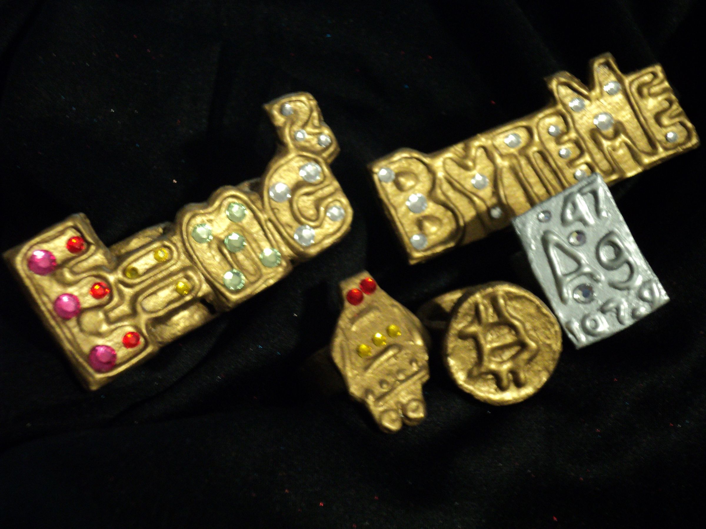 Gangsta Geek Cardboard Bling Rings : 6 Steps (with Pictures ...