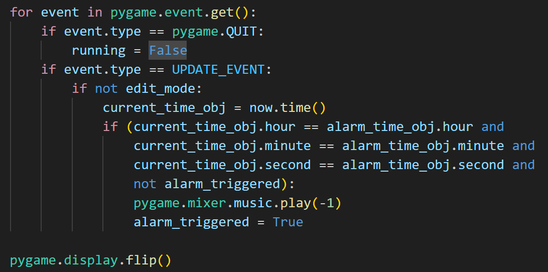 Alarm Clock Program Python Pygame Customizable : 19 Steps - Instructables